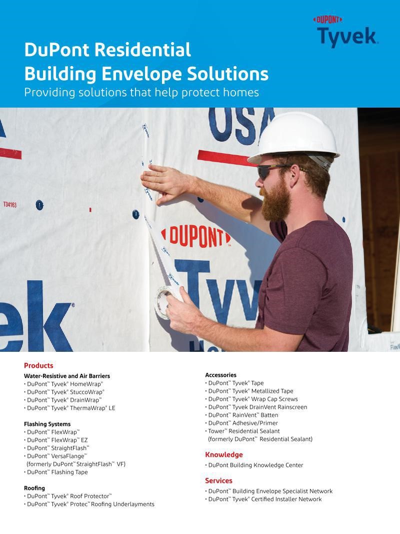 DuPont Tyvek Building Envelope Solutions | OrePac Building Products